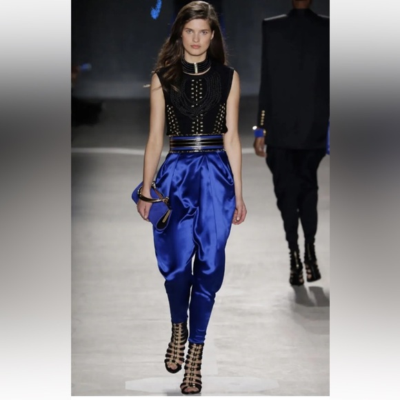 Balmain | Shoes | Balmain Hm Black And Gold Strappy Stiletto Heels Eur ...